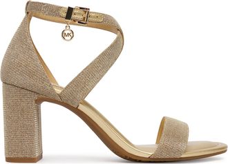 Michael Kors Sandalen MICHAEL Michael Kors Alexa Block 40S6AXMS1D Goldfarben