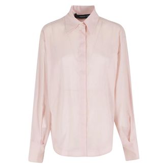 Federica Tosi Femme, Blouses et Chemises, Rose, Taille: 38 FR Chemises