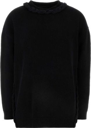 Valentino Garavani Femme, Pulls, Noir, Taille: 38 FR Pull Noir en Laine