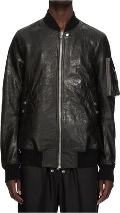 Rick Owens Homme, Vestes, Noir, Taille: XL Classic Flight
