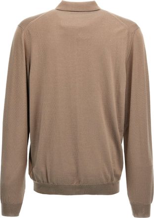 Zanone Flexwool Polo Shirt - Beige