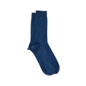 Bleuforêt Chaussettes en maille côtelée