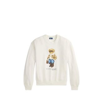 Polo Ralph Lauren Pull Polo Bear en coton m&eacute;lang&eacute;