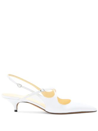 Proenza Schouler sandales Slash - Blanc