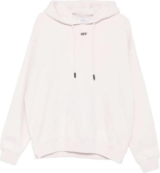 Off-white Homme, Sweatshirts et sweats &agrave; capuche, Rose, Taille: S Paint Arrow Sweat &agrave; capuche