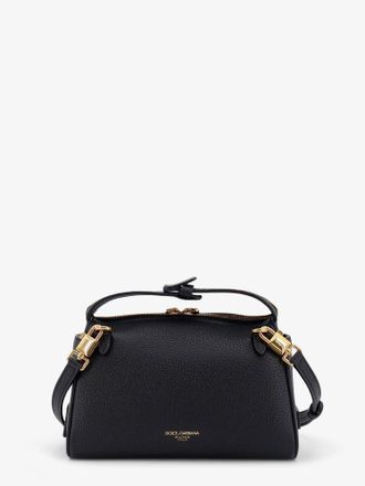 Dolce & Gabbana Womens Handbag Vittoria Leather Black Handbags Hand Bags