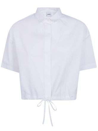 Aspesi Shoirt Sleeves Cropped Shirt