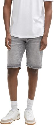 Tom Tailor Herren 1044992 Bermuda Jeans Shorts, 10218-Used Light Stone Grey Denim, L