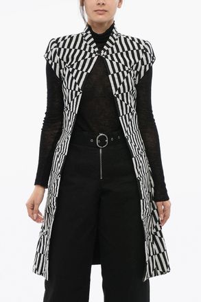 Gareth Pugh Mantel FROCK mit geometrischem Muster Gareth Pugh