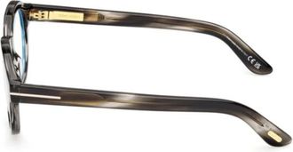 Tom Ford unisex, Accessoires, Noir, Taille: 49 MM Lunettes rondes