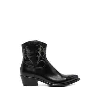 Eraldo Western-style Embroidered Boots