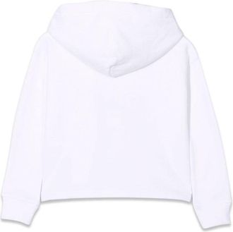 Polo Ralph Lauren Hooded Cotton-Blend Knit Sweatshirt - White