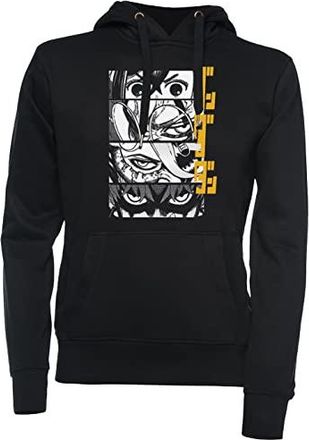 Vendax Dandadan Anime Eyes W Kaji Unisexe Sweat À Capuche Noir