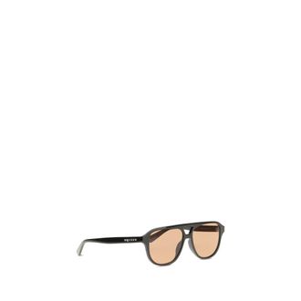 Alexander McQueen Womens Brown Acetate Sunglasses