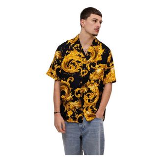 Versace Jeans Couture Barocco Wave Polo - - Shirts - Herren - Mehrfarbig - M