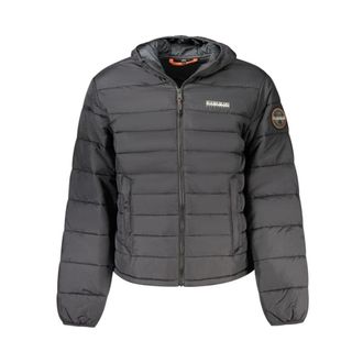 Napapijri Polyamide Hooded Jacket - - Jackets - Herren - Schwarzk - S