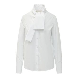 Tela Deanna Langarmshirt - - Blouses & Shirts - Damen - Wei&szlig; - S