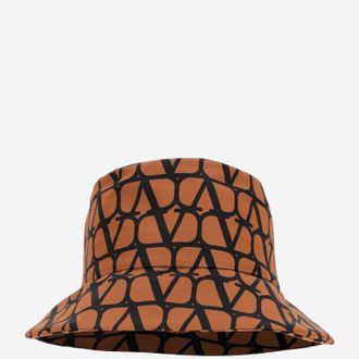 Valentino Garavani Womens Bucket Hat Toile Iconographe Silk Multicolour