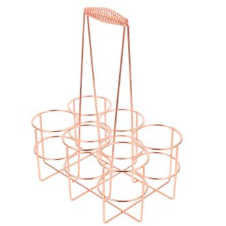 Artibetter NUOBESTY Handlicher Bierflaschenhalter aus Robustem Eisen Rostfrei Langlebig und Bruchsicher für Bars Ktv Partys und Restaurants Tragbarer Getränkekor