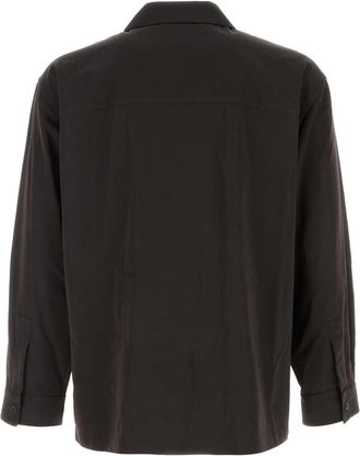Christophe Lemaire Wool-Nylon Shirt - Brown