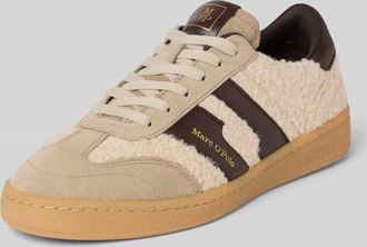 Marc O'Polo Low Top Sneaker aus Leder-Mix