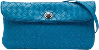Bottega Veneta Sac bandouli&egrave;re Pre-owned - Femme - Pre-owned - Bleu - Taille: ONE Size