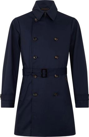 Moorer Homme, Manteaux, Bleu, Taille: 3XL Melfis Trench Coat