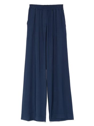 Kaos pantalon palazzo en coton - Bleu