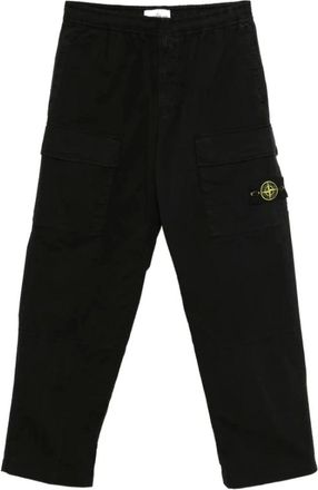 Stone Island Homme, Pantalons, Noir, Taille: W32 Pantalon Droit