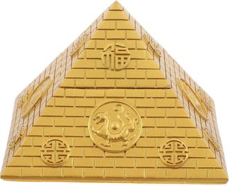 BESPORTBLE Miniatur Pyramiden Skulptur aus Kunstharz 9cm Alt&auml;gyptische Souvenirfigur f&uuml;r B&uuml;ro und Wohnraumdekoration Historisches Kulturerbe Langlebig und Detail