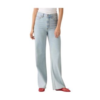 Levi's Ribcage Wide Leg Lightweight - - Jeans - Damen - Blau - W28 L32
