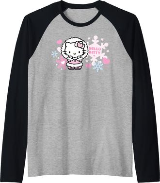 Hello Kitty Charmmy Love Hearts Winter-Valentinstag-Klassiker Raglan