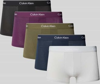 Calvin Klein Underwear Pant & Trunk aus reiner Baumwolle im 5er-Pack Modell LOW RISE TRUNK