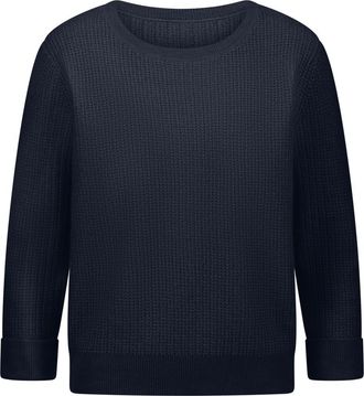 Peter Hahn Rundhals-Pullover Peter Hahn blau