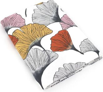 Linnea Linnea - Drap plat percale pur coton ginkgo 180x290 cm