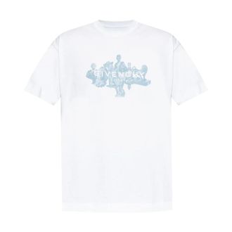 Givenchy Wei&szlig;es Stylisches Print-T-Shirt - - Tops - Herren - Wei&szlig; - M