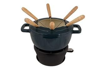 Cosy & Trendy Fondue Set Fontestic, f&uuml;r 6 Personen, &oslash; 18 cm, rostbraun (Green Heron)