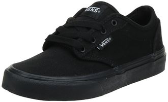 Vans Unisex-Kinder Sneakers, Schwarz (Canvas Black/Black)