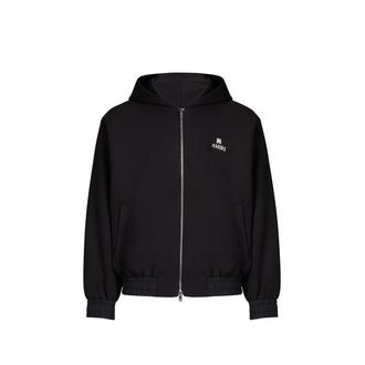 Amiri Sweat zipp&eacute; &agrave; capuche en coton m&eacute;lang&eacute;