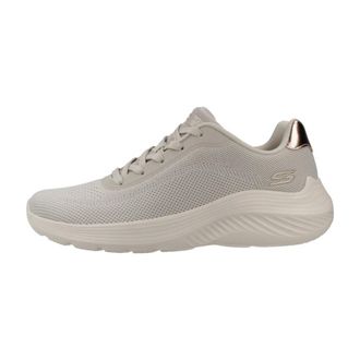 Skechers Femme, Chaussures, Beige, Taille: 37 EU Bobs Sport Squad Waves - Current Look