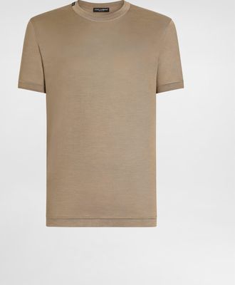Dolce & Gabbana T-shirt M/corta Giro - Mann T-shirts Und Polos Multicolor 60