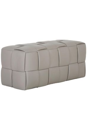 Xora Hockerbank, Taupe, Textil, 1-2-Sitzer, 102x42x42 cm, Esszimmer, Bänke, Sitzbänke