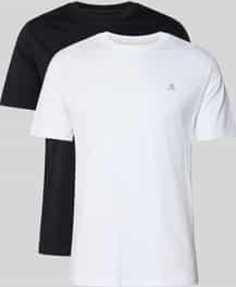 Marc O'Polo Regular Fit T-Shirt Set aus reiner Baumwolle im 2er-Pack