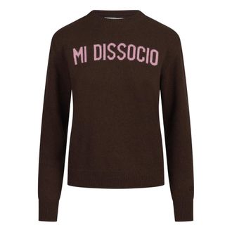MC2 Saint Barth Pull New Queen &agrave; col rond - Femme - Pulls - Brun - Taille: 38 FR