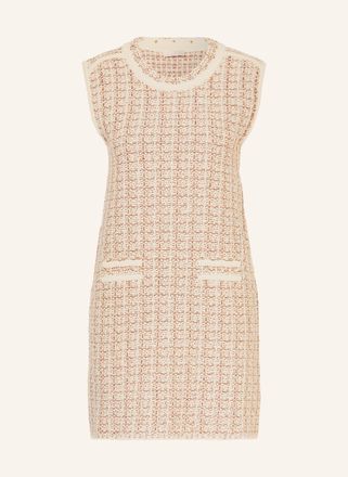 Liu Jo Liu Jo Boucl&eacute;-Kleid Mit Pailletten Und Schmucksteinen weiss