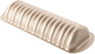 Nordic Ware Geformte Zimtbrot- und Mandel-Kastenform, 4 Tassen, Golden Hour