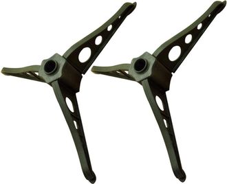 Valiclud Weihnachtsbaumst&auml;nder Kunststoff 20cm Gr&uuml;n 2 St&uuml;ck Stabile Baumhalterung f&uuml;r K&uuml;nstliche Weihnachtsb&auml;ume Einfach Montierbarer Baumst&uuml;tzfu&szlig; f&uuml;r Zuhause 