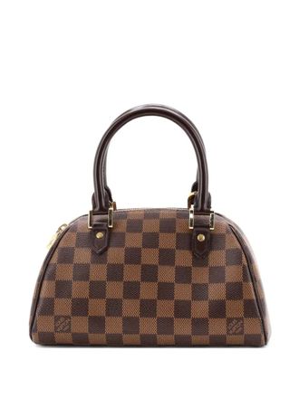 Louis Vuitton sac &agrave; main Ribera Damier format mini - Marron