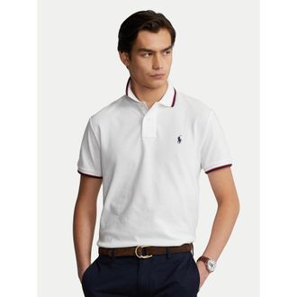 Polo Ralph Lauren Poloshirt Classics 710842621002 Wei&szlig; Slim Fit