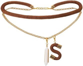 Silvia Tcherassi Mireya Gürtel - Braun